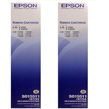 Epson Ribbon Cartridge 8750, S015516, LX-300+ II (Black, C13S015637 ...
