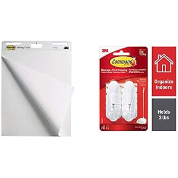 3M Post-it Super Sticky Meeting Flip Chart, A1 Size Sheets (63.5 x 77.5 ...