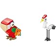 Mini Bird Building Block Set, Peacock, Eagle, Sparrow, Ostrich ...