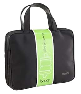 Modella Basics Black Weekender Style Travel Toiletry Bag: Amazon.co.uk ...