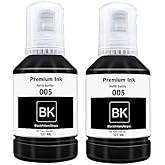 005 Ink Black Refill Ink Bottles for Epson M2140, M1100, M1120, M1140 ...