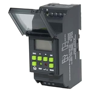 GIC 67DDT0 Crono Digital Time Switch 110-240VAC Single: Amazon.co.uk: Electronics