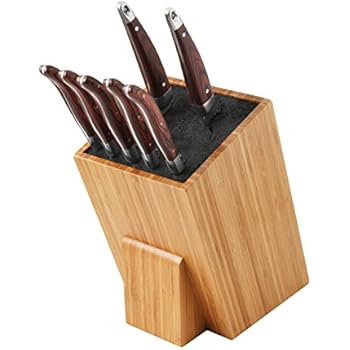 Universal Bamboo Knife block with book/tablet/iPad stand: Amazon.co.uk ...