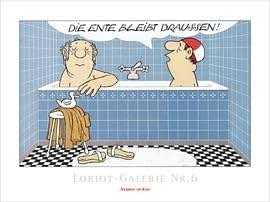 Loriot - Die Ente Bleibt Draußen Kunstdruck: Amazon.de: Küche & Haushalt