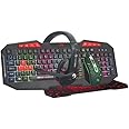 Marvo CM375 4 in 1 Gaming Peripheral Set - 7 Colour Backlit Keyboard ...