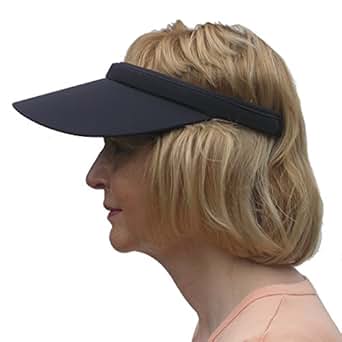 Daily Sports Ladies & Mens Clip On Golf & Tennis Sun Visor in Navy Blue ...