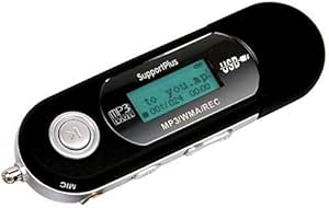Support Plus SP-MP3 256 B-B Tragbarer MP3-Player 256 MB schwarz: Amazon ...