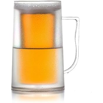 Amazon.de: Rosenstein & Söhne Bier Glas: Doppelwandiger Bierkrug, Bier ...