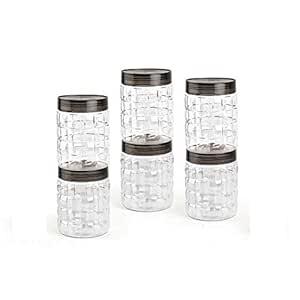 Buy Cello Checkers Plastic Container Set, 6PC, 2.5L Online at Low ...