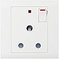 15A 1G SWITCH SOCKET ESSENTIALS WHITE MV2893WHI – MK : Amazon.ae: Tools ...