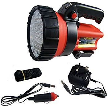 Rechargeable LED Work Light Torch 1 Million Candle Power Spotlight Hand ...