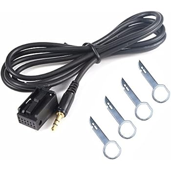 Ford 6000 CD Aux IN Gold Plated Input Adapter for IPOD/MP3 + Radio Pins ...