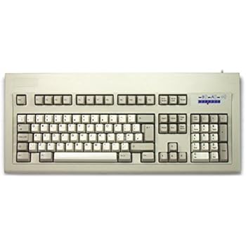 Unicomp Model M PC 122 Black 5250 Buckling Spring USB Keyboard: Amazon ...