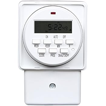Masterplug TEIH7 24 Hour/7 Day Programmable Electronic Timer for ...