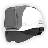 Jarsh ActivCooling Safety Helmet with Inbuilt Battery - Clear Visor ...