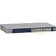 NETGEAR PoE Switch 24 Port , Gigabit PoE+ Smart Managed Switch 19 Zoll ...