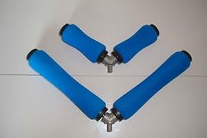 2 x V shape rollers. 3" and 6" pole roller. Coarse and Carp Fishing ...