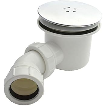 Shower Waste and Trap 115mm Fast Flow Waste Straps Shower Enclosures ...