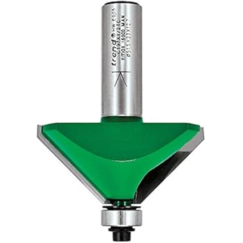 Trend Craft Pro 1/4in shank bearing guided chamfer cutter 32mm diameter ...