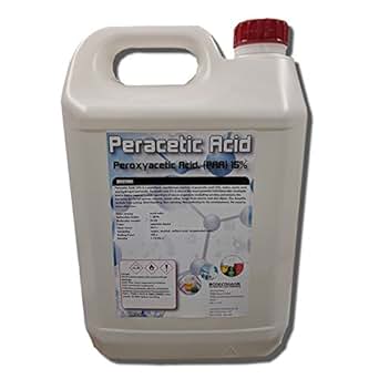 Peracetic Acid, Peroxyacetic Acid, (PAA) 5% - 5 Litres: Amazon.co.uk ...