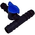 SIDDHI 20MM Drip Tee Connector with Tap Drip Irrigation Accessories for ...