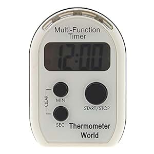 Visual Timer Multi Function with Vibrating Audible and Flashing Alarm - Countdown Timer Ideal ...