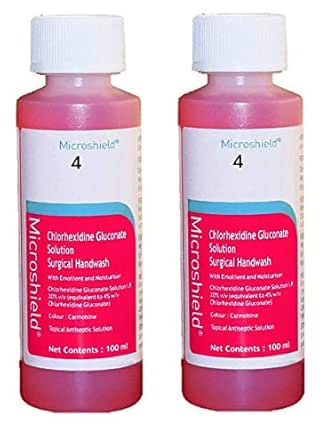 Schulke Microshield 4 Surgical Hand wash (100 ml Pack of 2) : Amazon.in ...