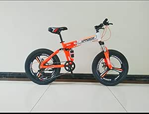 Buy Appgrow Folding Cycle 20T with Alloy Wheel 7 Speed Dual Suspension ...