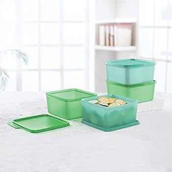 Buy Tupperware Square Smart Saver Plastic Container, 2.5 litres ...