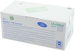 MaiMed FM Comfort Face mask with elastic - Green: Amazon.co.uk: Health ...