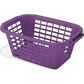 ADDIS 505606 RECTANGULAR LAUNDRY BASKET BLACK: Amazon.co.uk: Kitchen & Home