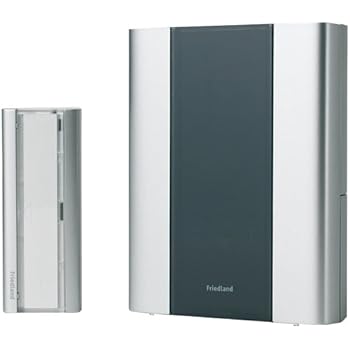 New Friedland White Wireless Door Chime Kit doorbell Push Bell Wirefree ...