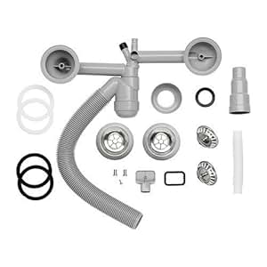 IKEA Siphon-Set "Atlant" Siphon für Spülbecken - INKL. Abflussstopp ...