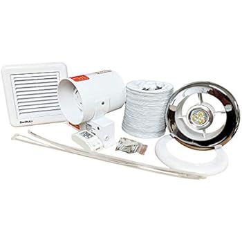 Manrose 100mm LED Shower Light/Extractor Fan: Amazon.co.uk: DIY & Tools