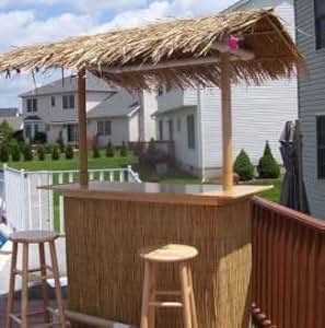 Portable Tiki Bar - Indoor or Outdoor Use - Put Together in 10 Minutes ...