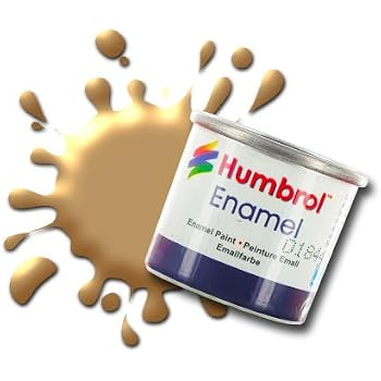 Humbrol 14ml No.1 Tinlet Enamel Paint 237 (Desert Tan Matt): Amazon.co ...