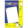 Hama Printme Multiprint Labels A4 (210 x 297 mm) : Amazon.de ...