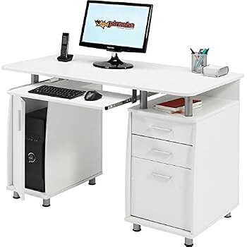 IDIMEX Schreibtisch Computertisch PC-Schreibtisch, Kiefer massiv in ...