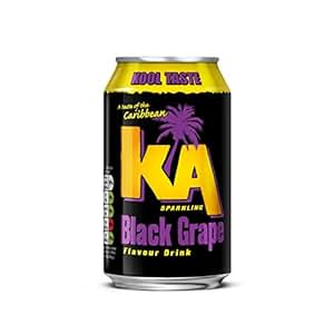 KA Sparkling Black Grape Cans, 330 ml, Pack of 24: Amazon.co.uk: Grocery