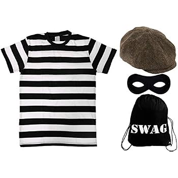 Boys Girls Burglar Bill Cops & Robbers Swag Book Day Fancy Dress Up ...
