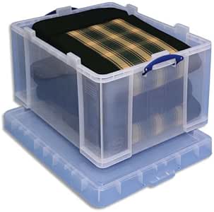Really Useful Box 145 Litre Polypropylene Sheet Box Transparent: Amazon ...