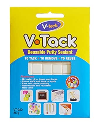 V Tack Reusable Adhesive Putty 35GM : Amazon.in: Home Improvement