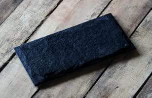 Buy Organic Home Natural Black Slate 12" x 6" inches Rectangular ...