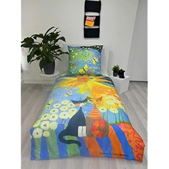 Bettwäsche Rosina Wachtmeister, Merletto Sole Nero, Feinbiber 135 x 200 cm: Amazon.de: Küche ...