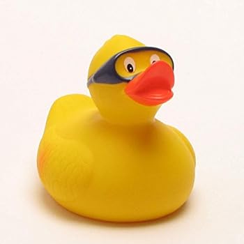 Bath Duck - Rubber Duck - Scuba Diver: Amazon.co.uk: Toys & Games
