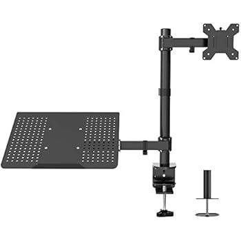 Mount-It! VESA Laptop Mount Tray, Universal Fit Notebook Holder For ...