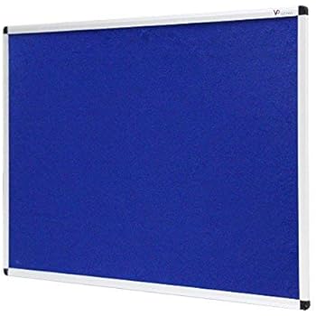 Premium Noticeboard - Aluminium Frame - 90 x 60cm with Fixings (Green ...