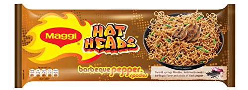 Maggi Hot Heads Noodls, Barbeque Pepper, 284g - OMGTricks