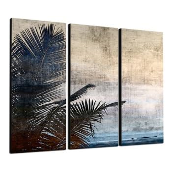 Amazon.de: Texture grau blau braun beige 3x40x90cm dreiteiliges Wandbild auf Leinwand und Keilrahmen