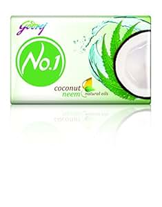 Buy Godrej No.1 Bathing Soap - Coconut & Neem Soap, 100g (Pack of 4 ...